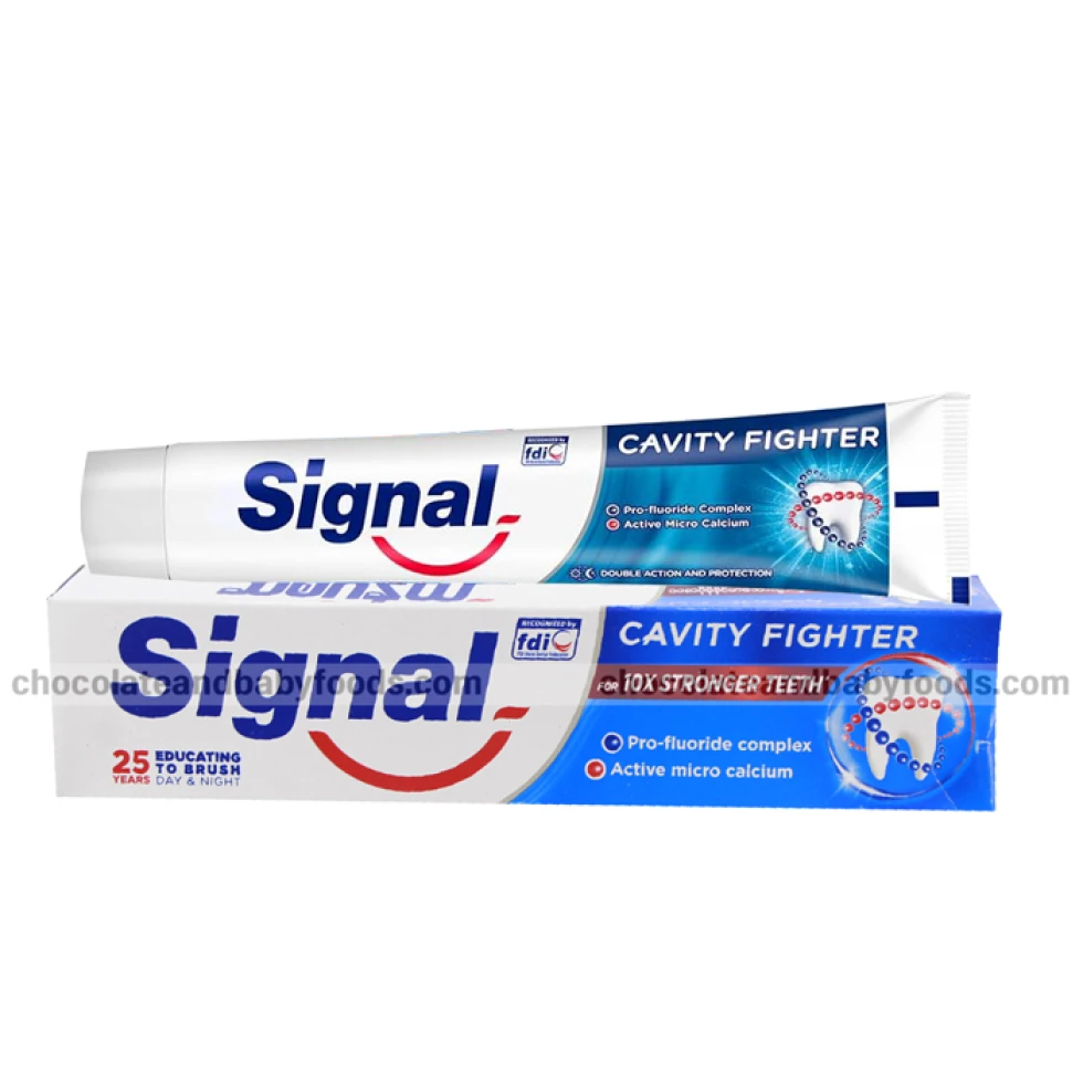 Signal Cavity Fighter Toothpaste 75ml - chocolateandbabyfoods.com