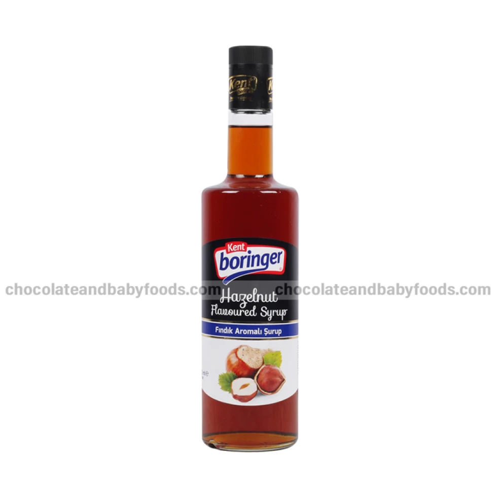 Kent Boringer Hazelnut Flavoured Syrup 700ml - chocolateandbabyfoods.com