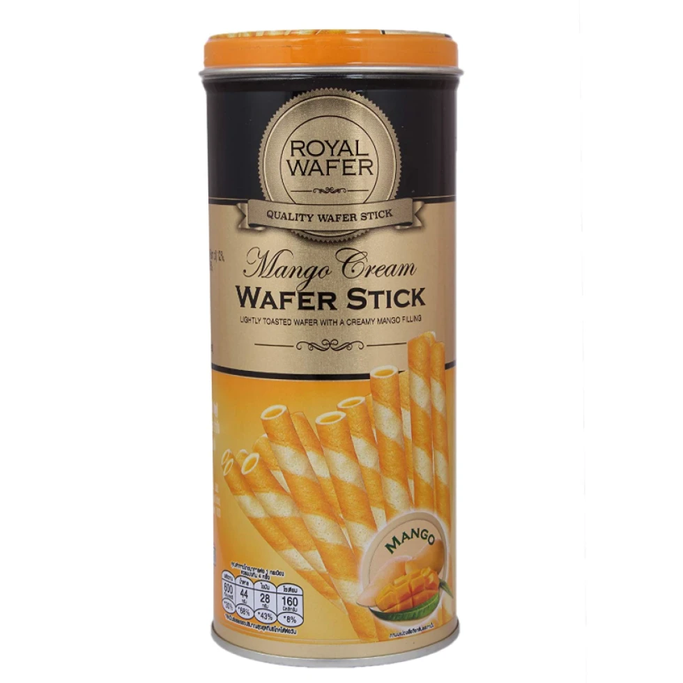 Royal Wafer Mango Cream Wafer Stick 125gm - chocolateandbabyfoods.com