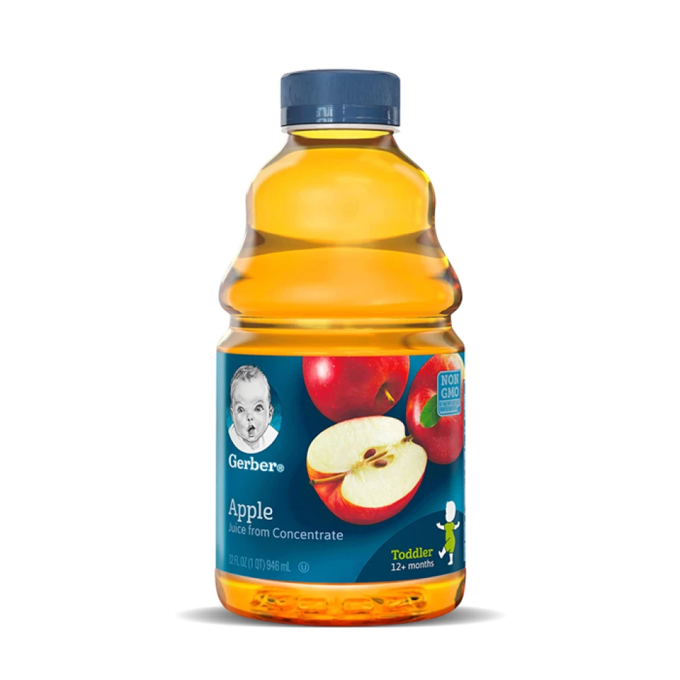 Gerber Apple Juice (From 12+ Months) 946ml - chocolateandbabyfoods.com