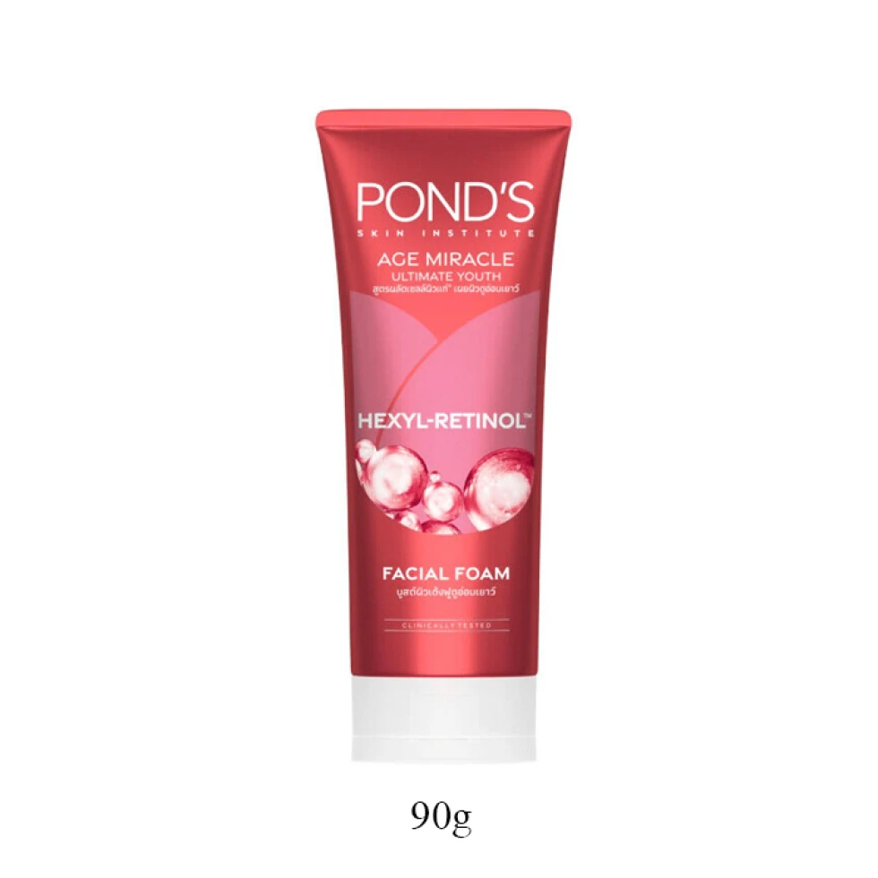 Pond's Age Miracle Hexyl-Retinol Facial Foam 90ml ...