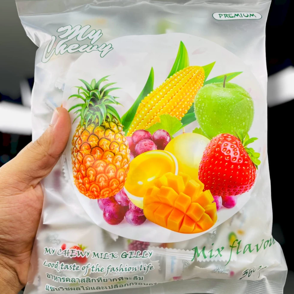 My Chewy Milk Jelly Candy Mix Flavour 360gm - chocolateandbabyfoods.com