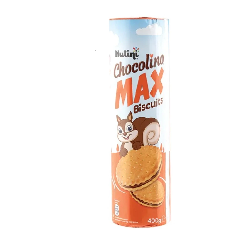 Nutini Chocolino Max Biscuits 400gm - chocolateandbabyfoods.com