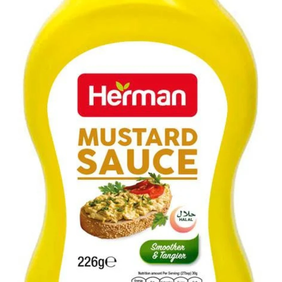 Herman mustard sauce 226gm - chocolateandbabyfoods.com