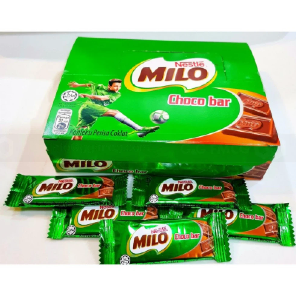 Milo Choco Bar (24pcs Box) 144gm - chocolateandbabyfoods.com